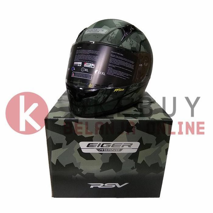 Jual Helm Full Face Eiger 910005192 001 Nakatago FF 300 Caf limited st ...