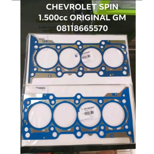 Jual PACKING Paking GASKET Cylinder HEAD CHEVROLET SPIN Bensin 1500cc ...