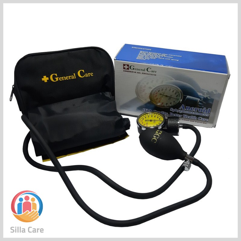 Jual TENSIMETER JARUM ANEROID SPHYGMOMANOMETER GC GENERAL CARE ALAT ...