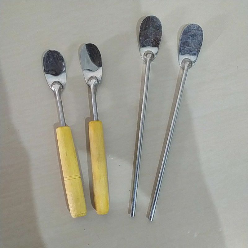 Jual Sutil apem Sutil bikang gagang kayu stainless,Sutil mini | Shopee ...