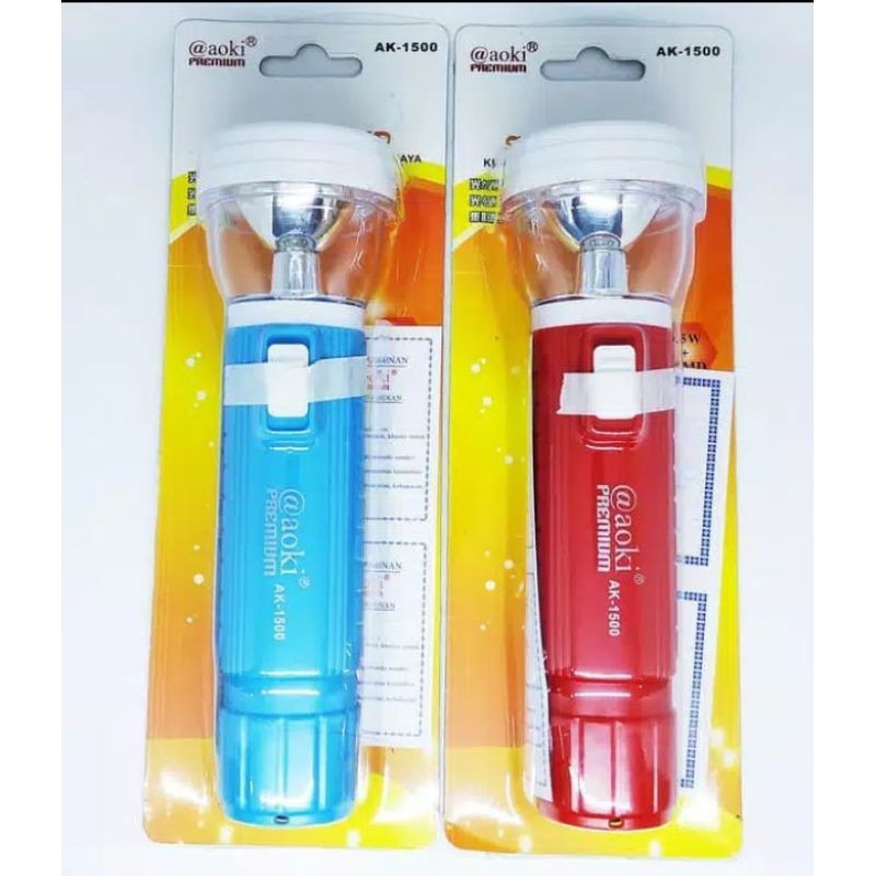 Jual SENTER LED AOKI AK 1500 CAS | Shopee Indonesia