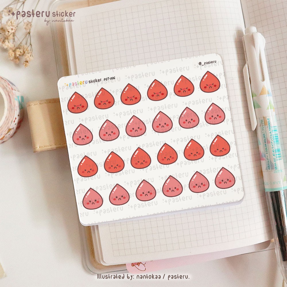 Jual Kawaii Period | Pasteru Planner Bullet Journal Sticker | Shopee ...