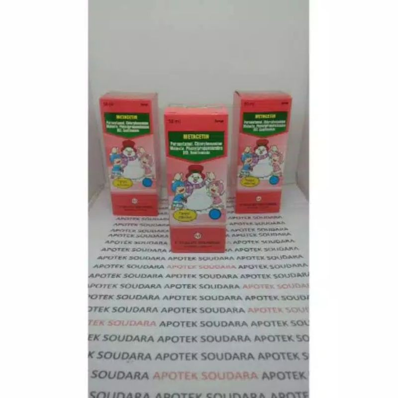 Jual Obat Flu demam METACETIN SIRUP 60 ML - Meta Ratna | Shopee Indonesia