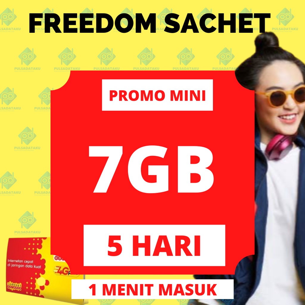 Jual Promo Paket Data Indosat fredoom internet Full 24 jam | Shopee ...