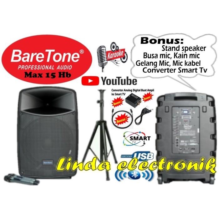 Jual Speak | Speaker Meeting Wireless Baretone Max15 Hb Max15Hb Max ...