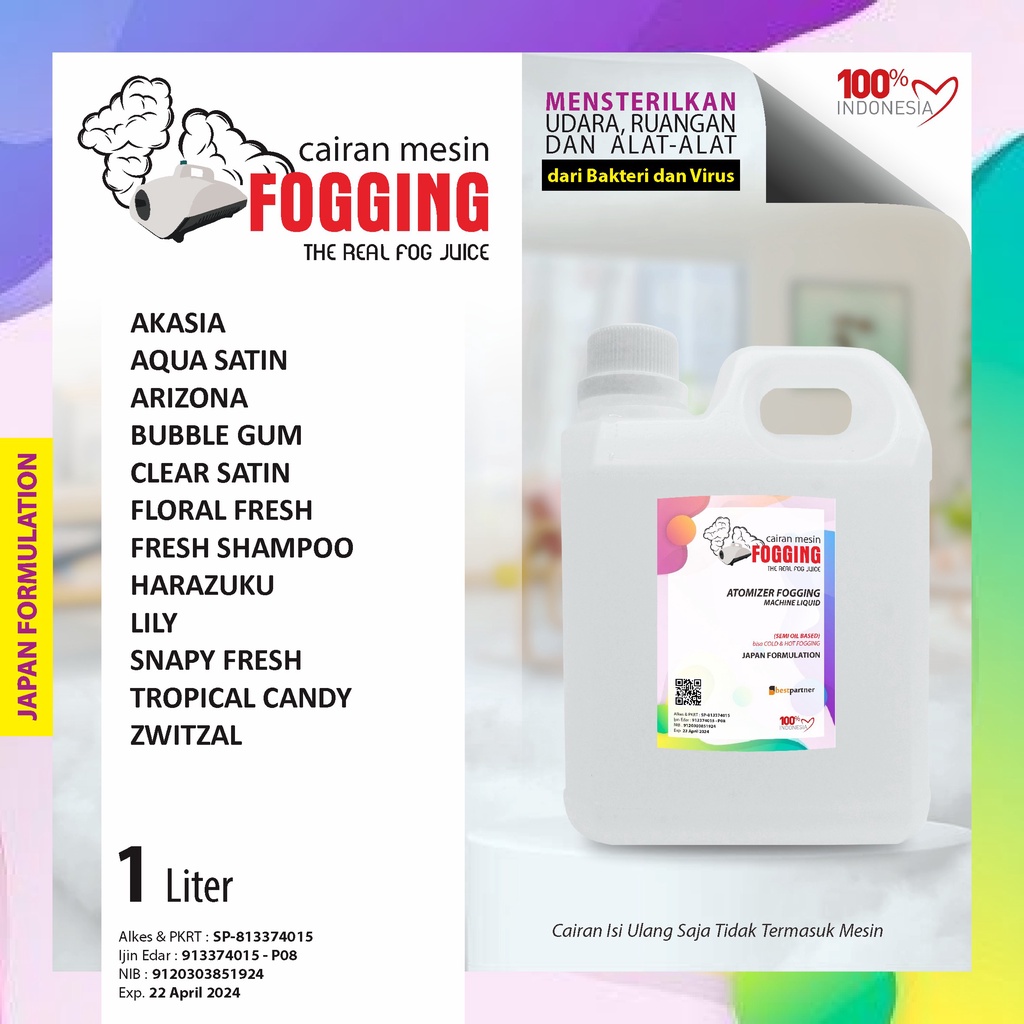 Jual Cairan fogging Anti Nyamuk, Hama DBD 1 liter Jerigen / Cairan ...