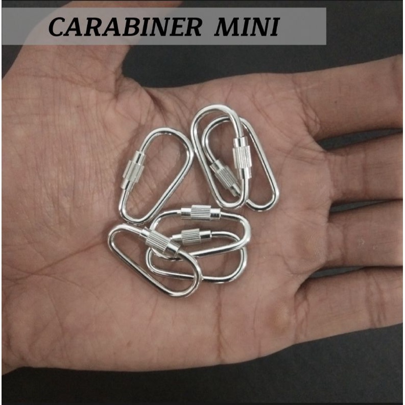 Jual pengait rantai burung model carabiner | Shopee Indonesia