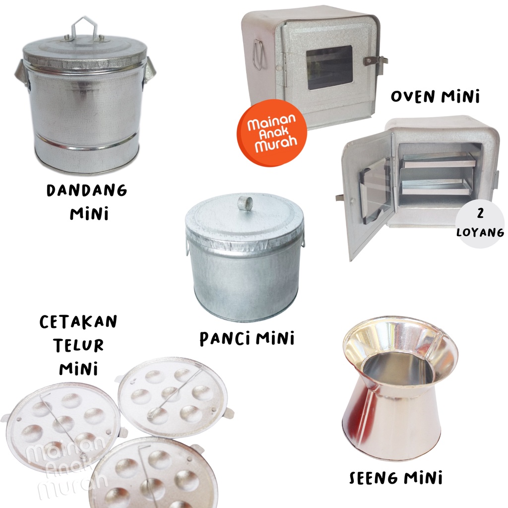 Jual SATUAN Peralatan Mainan Masak Masakan Anak / Kitchen Set Miniatur ...