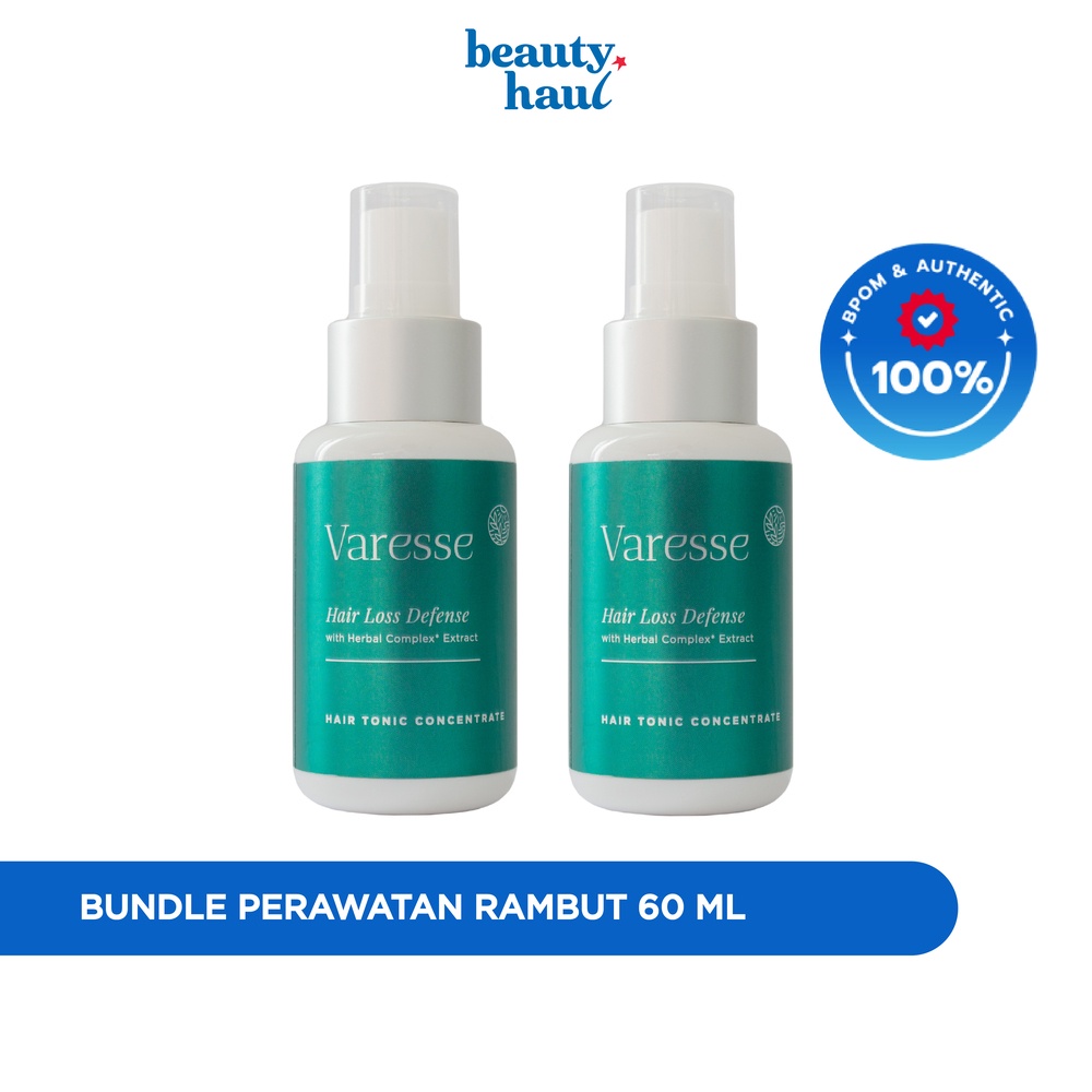 Jual VARESSE Hair Tonic Concentrate 60ml 2 botol | Shopee Indonesia