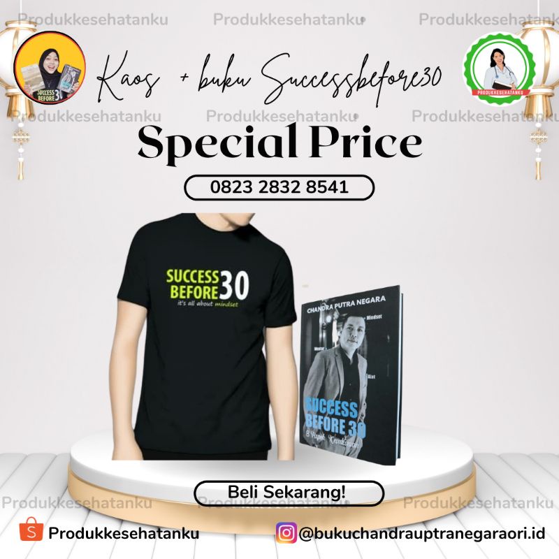 Jual Buku Chandra Putra Negara Badai Pasti Berlalu Success before 30 SB30 Original Free TTD ...