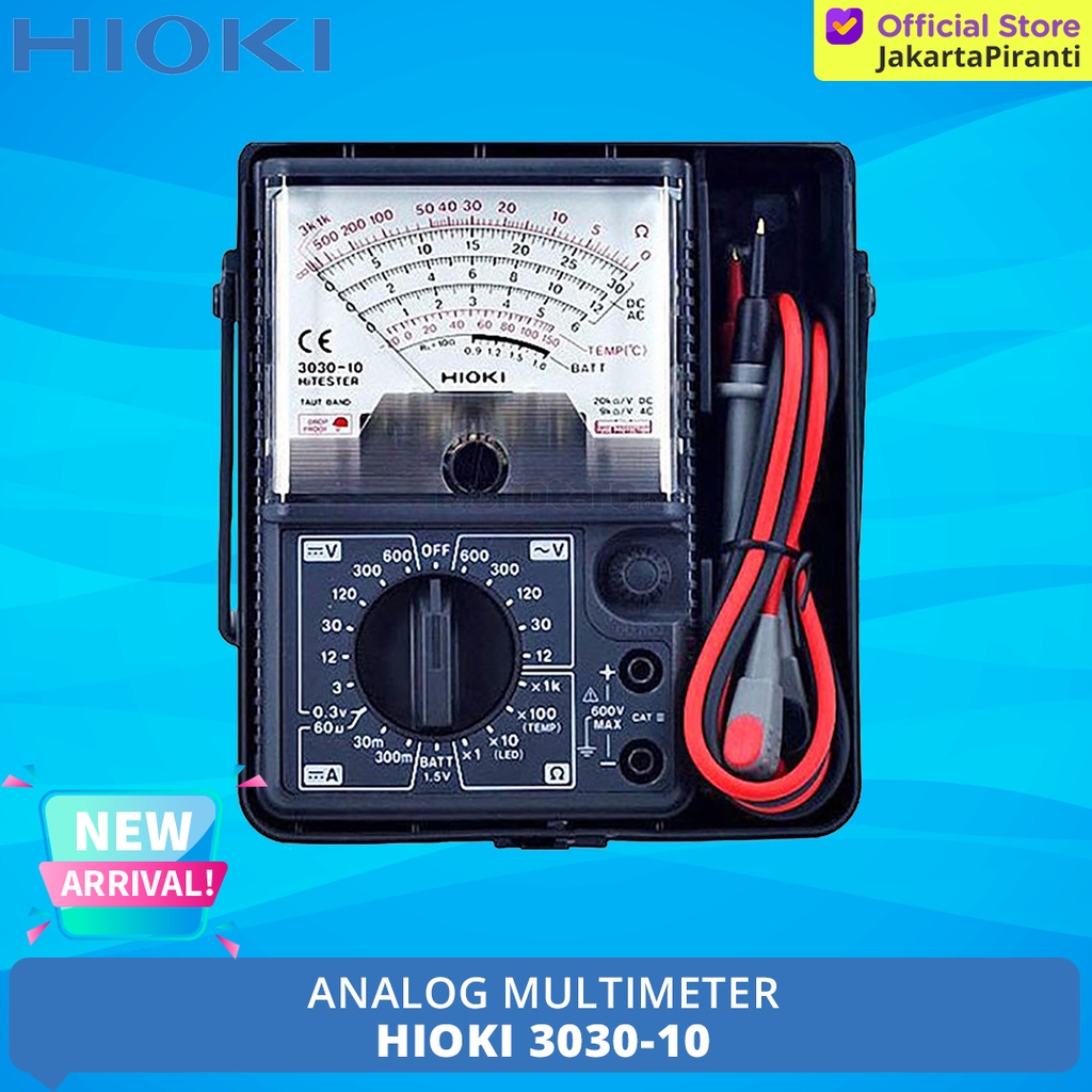 Jual Analog Multitester Multimeter Analog Avometer Japan Hioki 3030-10 ...