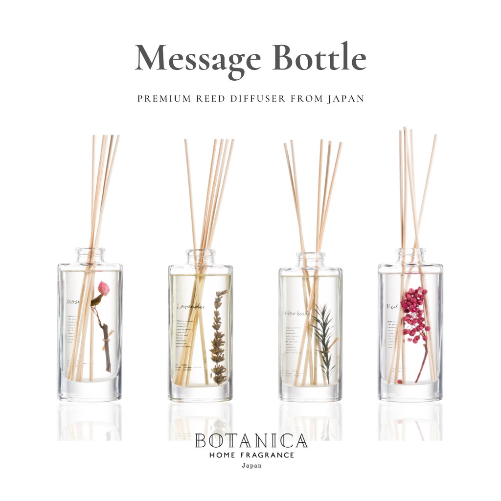 Jual Botanica - Luxury Reed Diffuser Message Bottle 145ML - Pengharum Aromatherapy Untuk Rumah ...