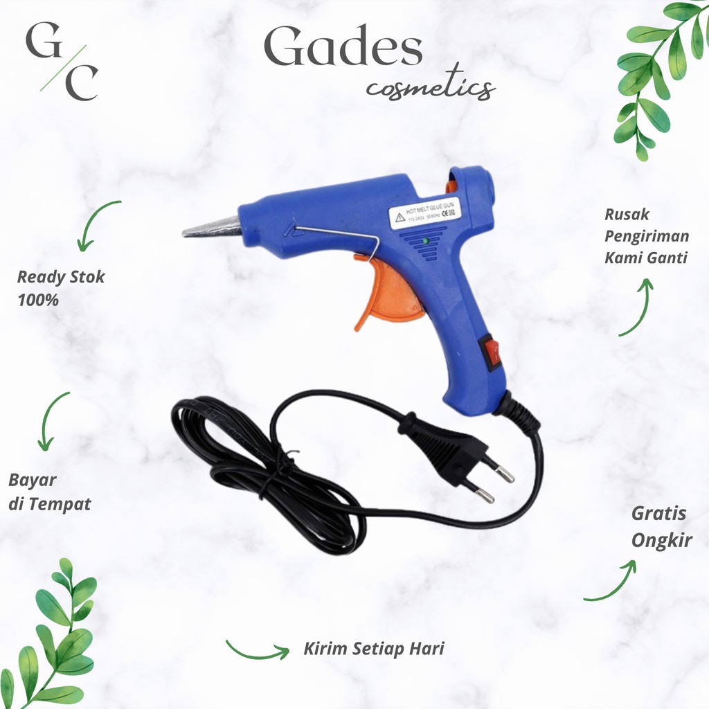 Jual Alat Gun Lem Tembak Lem Bakar atau Tembak Kaca Glue Gun Pistol Lem ...