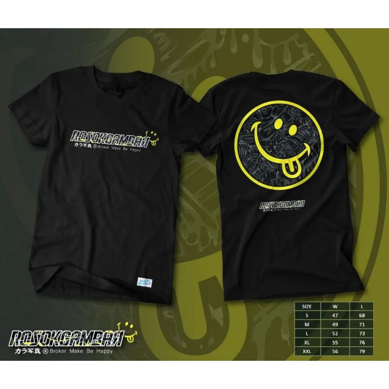 Jual Kaos Rosok gambar original ( bonus stiker ) | Shopee Indonesia