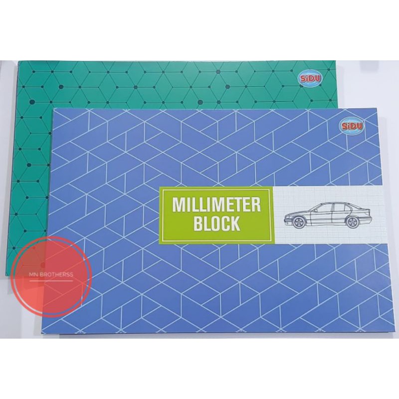 Jual Buku Milimeter Blok folio/F4 Dan A3 SIDU | Shopee Indonesia