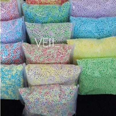 Jual Styrofoam butir gabus butir putih Styrofoam butir warna warni foam ...