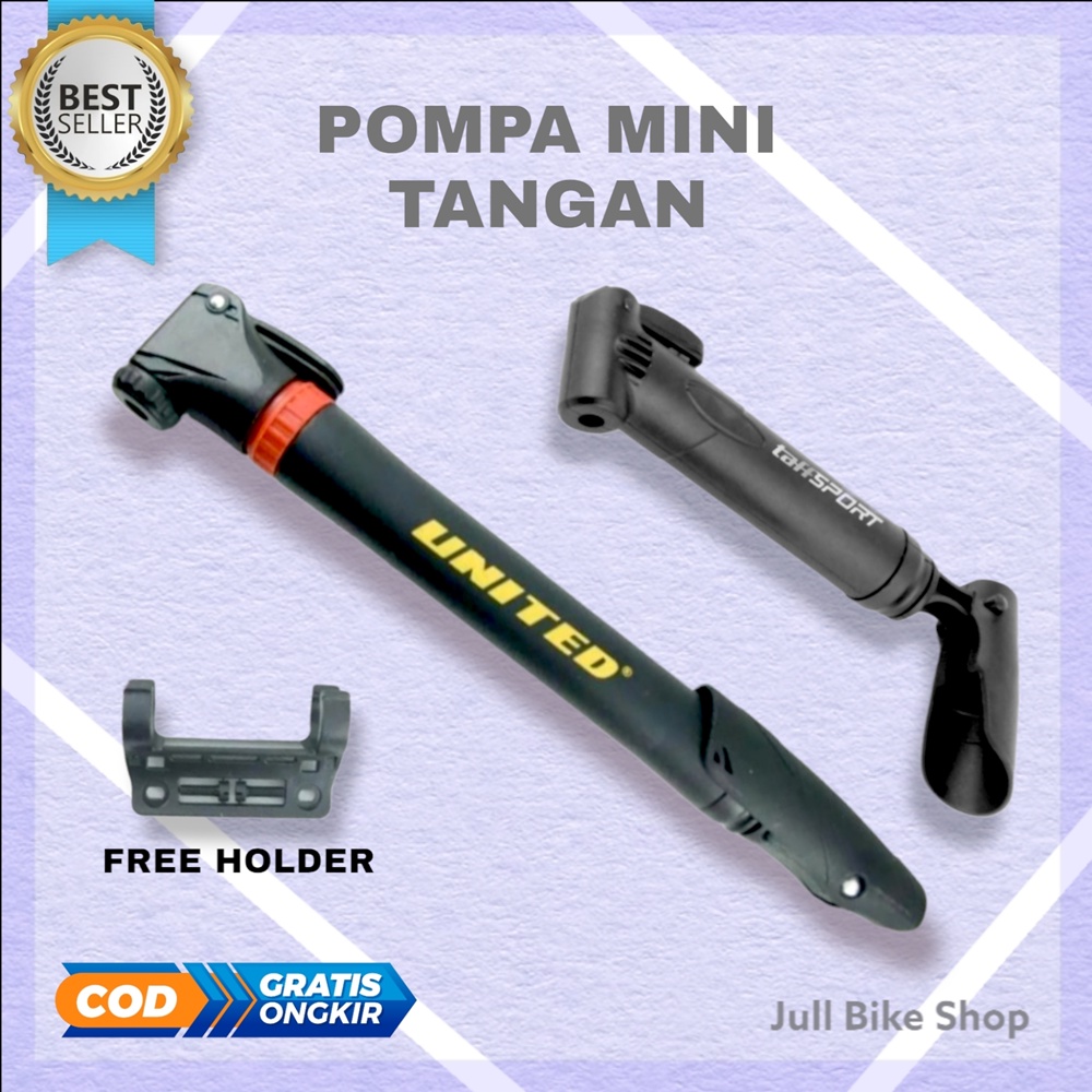 Jual pompa mini united cmp 004 sepeda pump hand kecil tangan taffsport ...