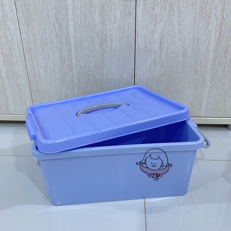 Jual Kontainer Box Plastik Sedang ukuran 16 Liter / Kotak Serbaguna ...