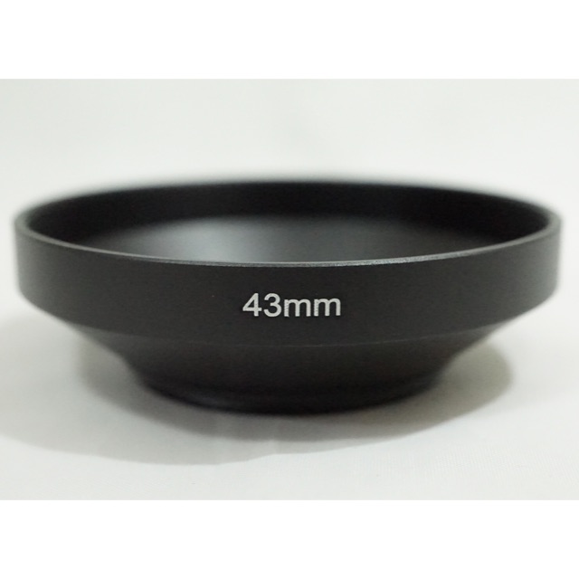 Jual Hood 43mm Wide Angle Metal Hood Lens Universal 43 mm | Shopee ...