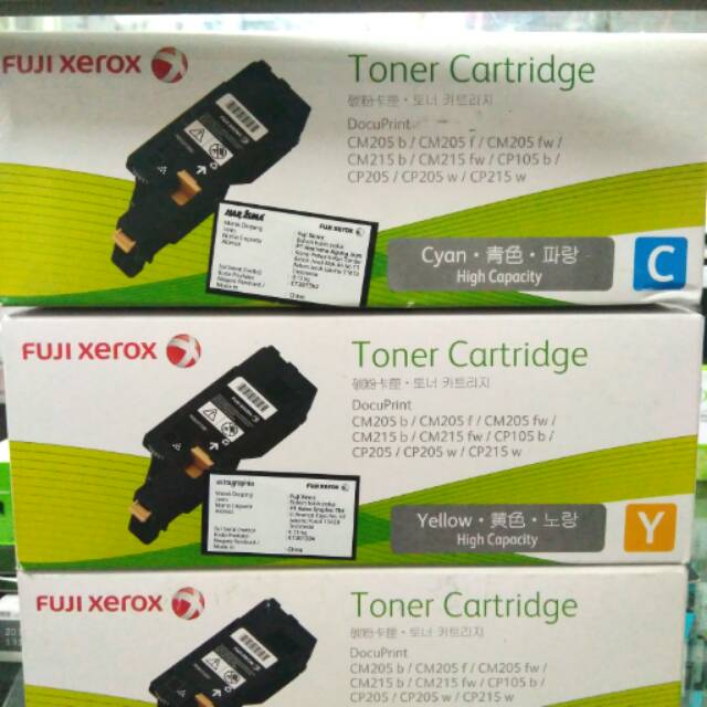 Jual Tinta printer fuji xerox 205 color original | Shopee Indonesia