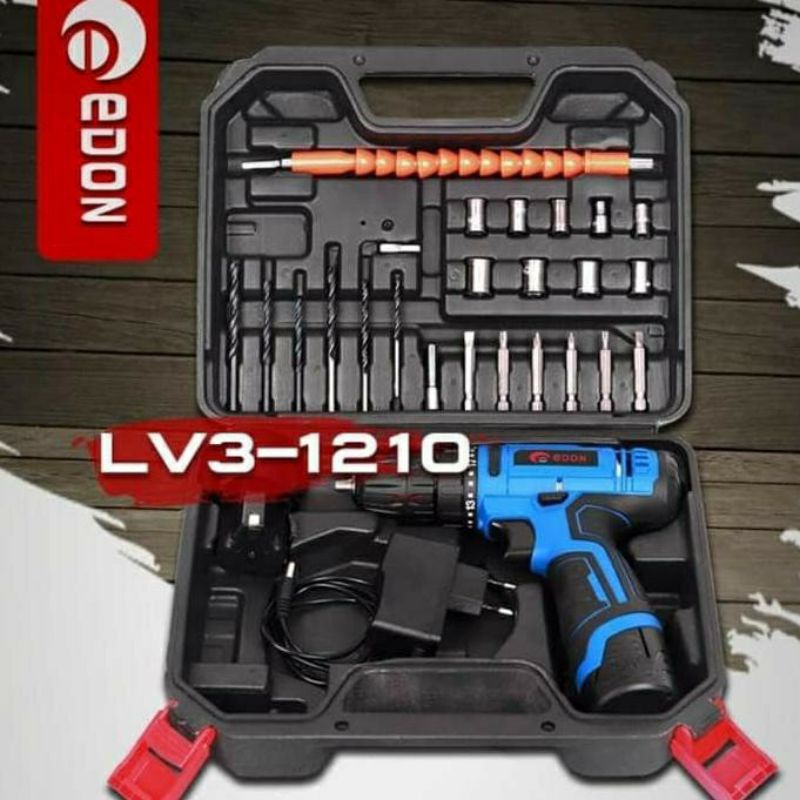 Jual Mesin Bor baterai 12v Edon lv3-1210v - TERMURAH | Shopee Indonesia