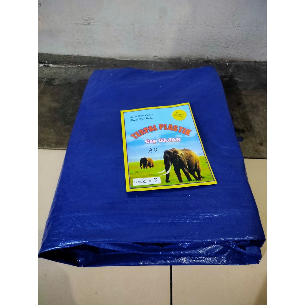 Jual Terpal A8 ukuran 4x8 meter cap gajah tebal | Shopee Indonesia