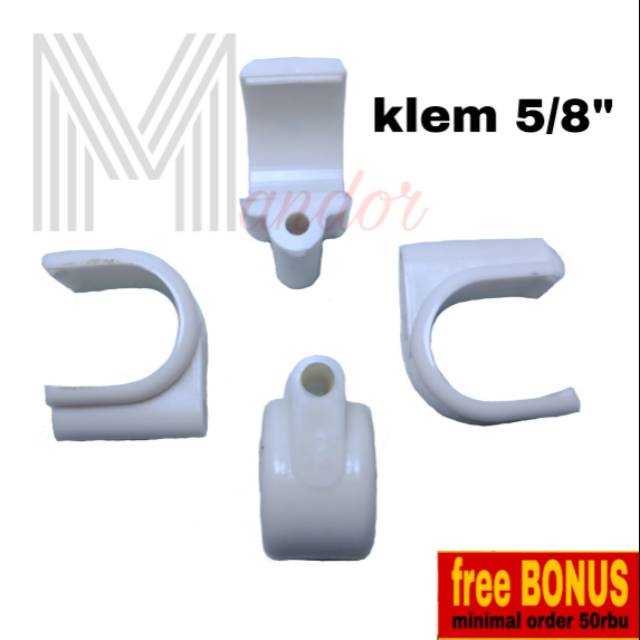 Jual Klem pvc 5/8" klem pipa klem 1pcs | Shopee Indonesia