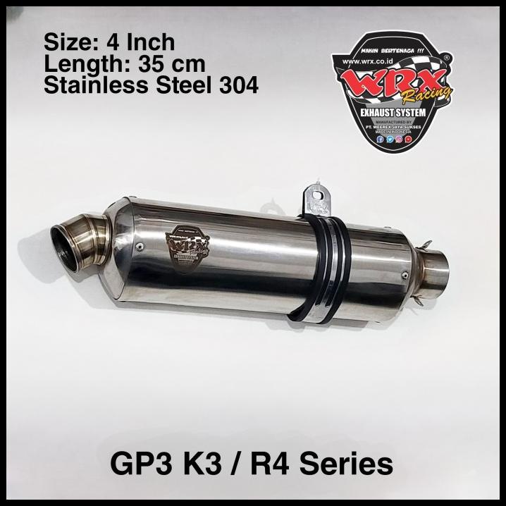 Jual Silincer Wrx Gp3 K3 Ss Sport | Shopee Indonesia