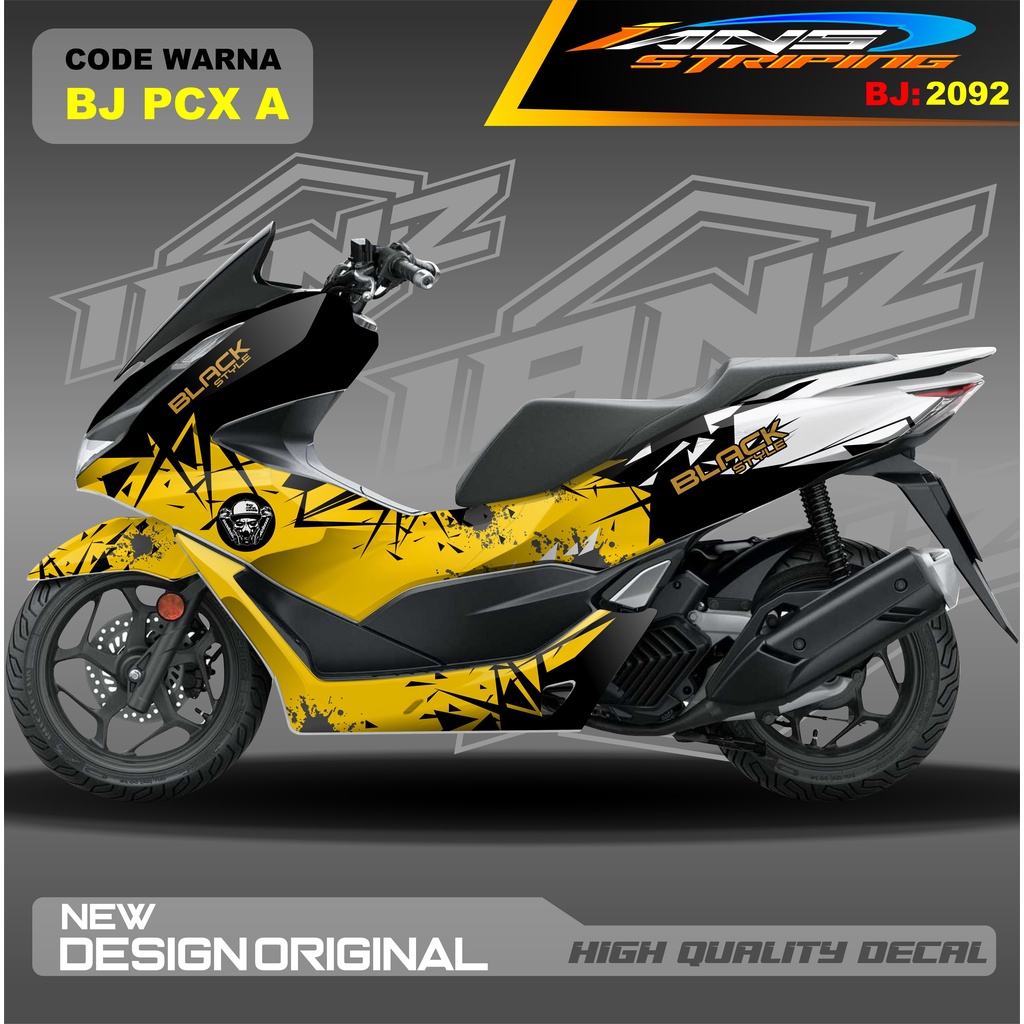 Jual STICKER FULL BODY PCX 150 / DECAL STICKER MOTOR HONDA PCX 160 ...