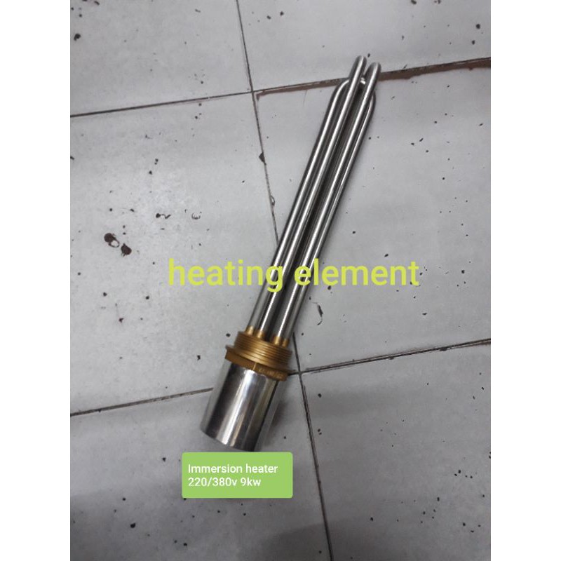 Jual element pemanas air immersion heater 220/380v 9kw | Shopee Indonesia