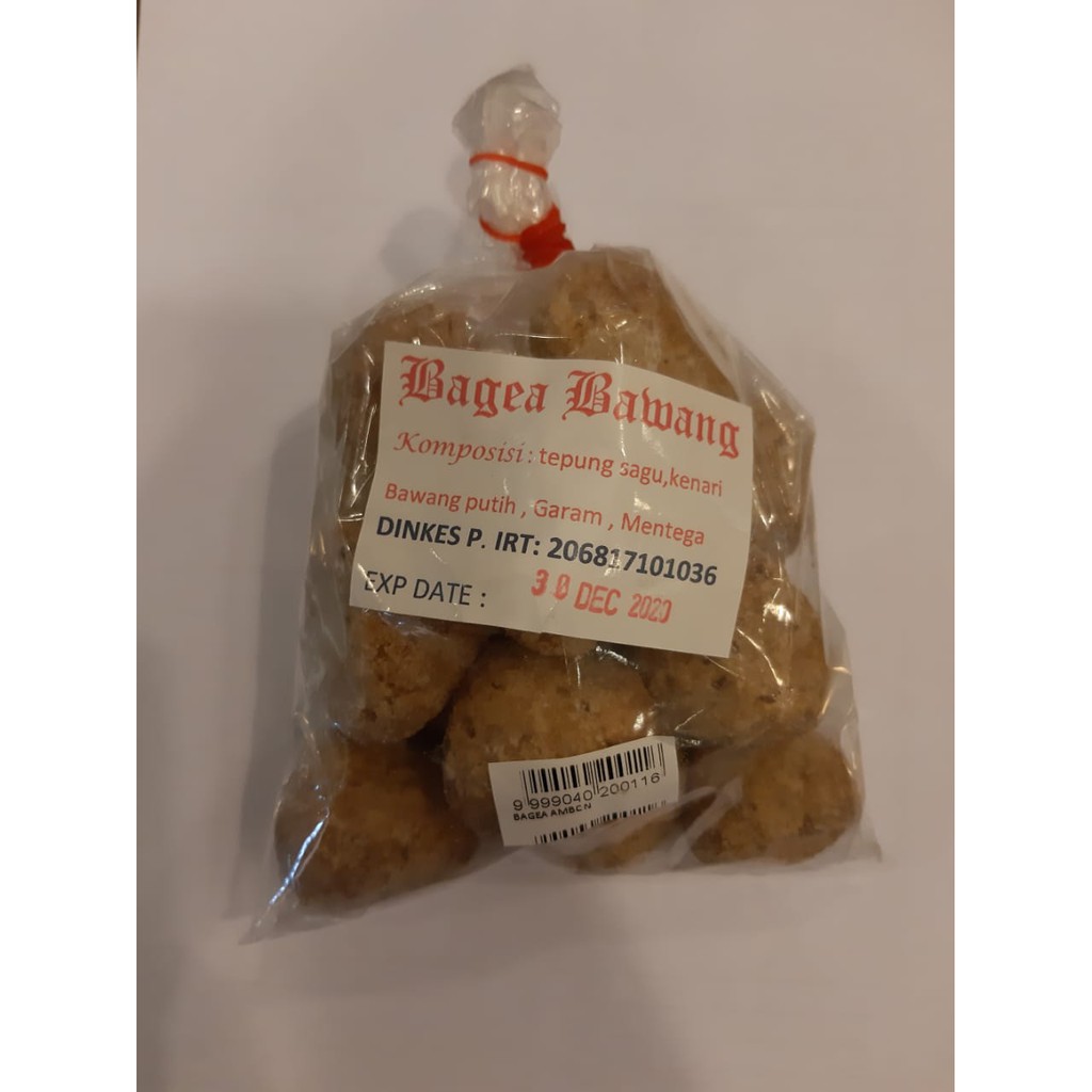 Jual Bagea Bawang Kenari Ambon 250gr | Shopee Indonesia
