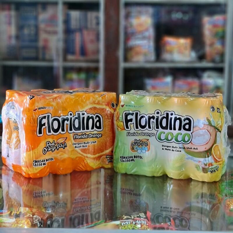 Jual Floridina Orange/Coco 350ml 1 pack isi 12 | Shopee Indonesia