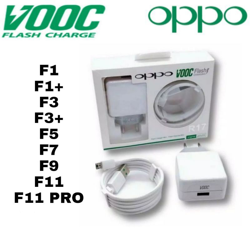 Jual (USB-MICRO) CHARGER FAST CHARGING 4A OPPO VOOC F1+ F3+ F5 F7 F9 ...