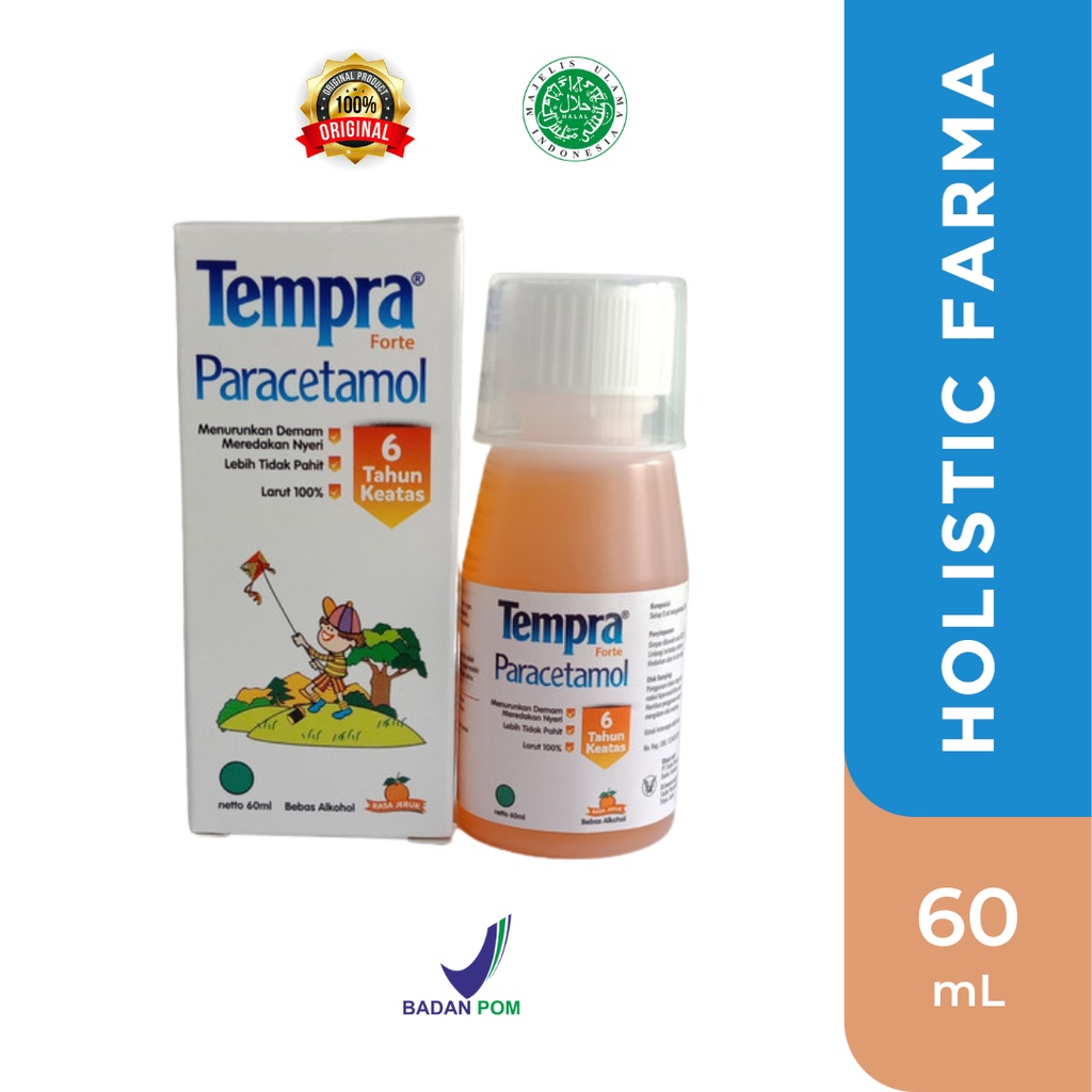 Jual Tempra Forte Sirup 60 mL Rasa Jeruk | Shopee Indonesia