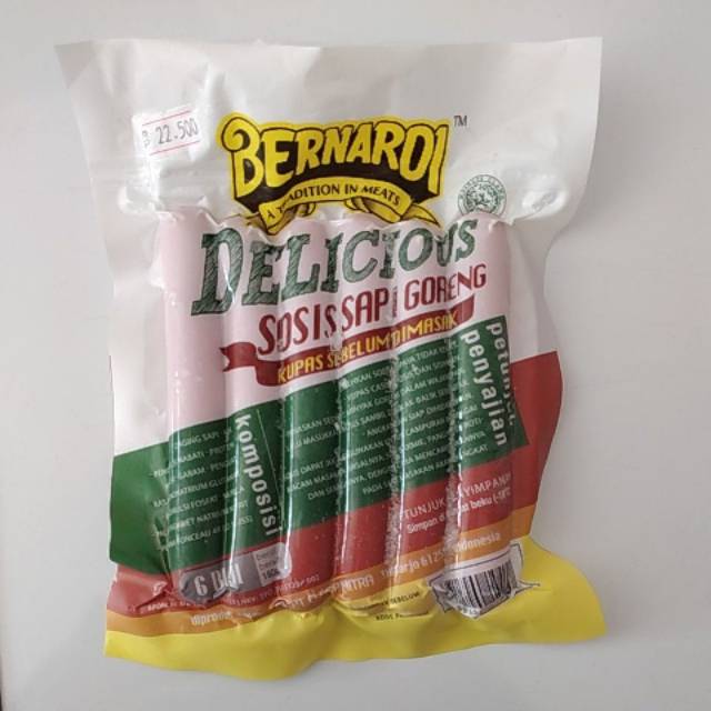 Jual BERNARDI DELICIOUS SOSIS SAPI GORENG MURAH | Shopee Indonesia