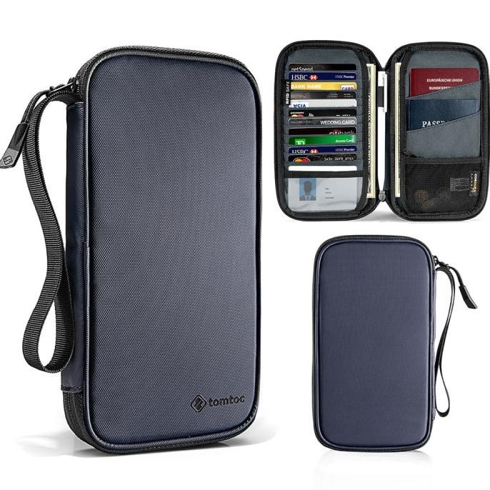 Jual TRAVEL WALLET TOMTOC A01010B WATERPROOF FOR PASSPORT/TICKET RFID ...