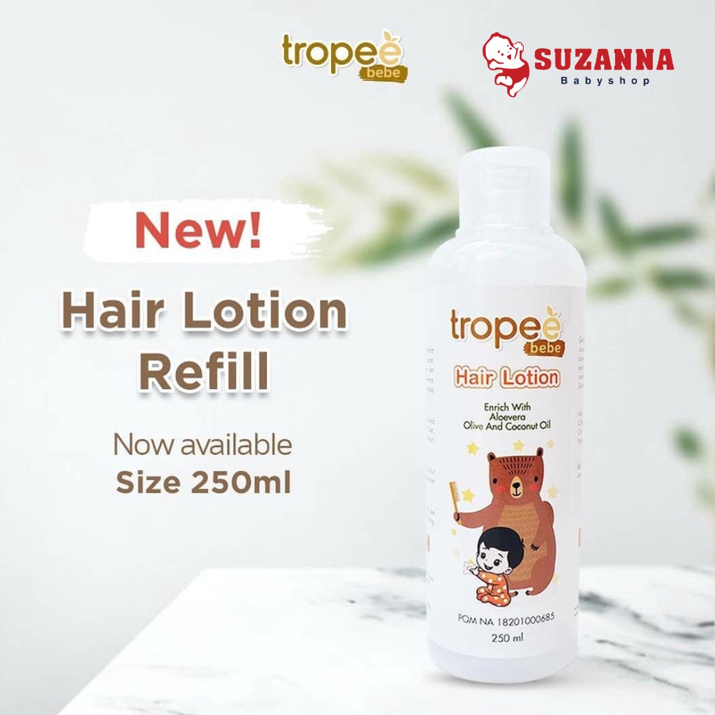 Jual Tropee Bebe Hair Lotion 250ml | Shopee Indonesia