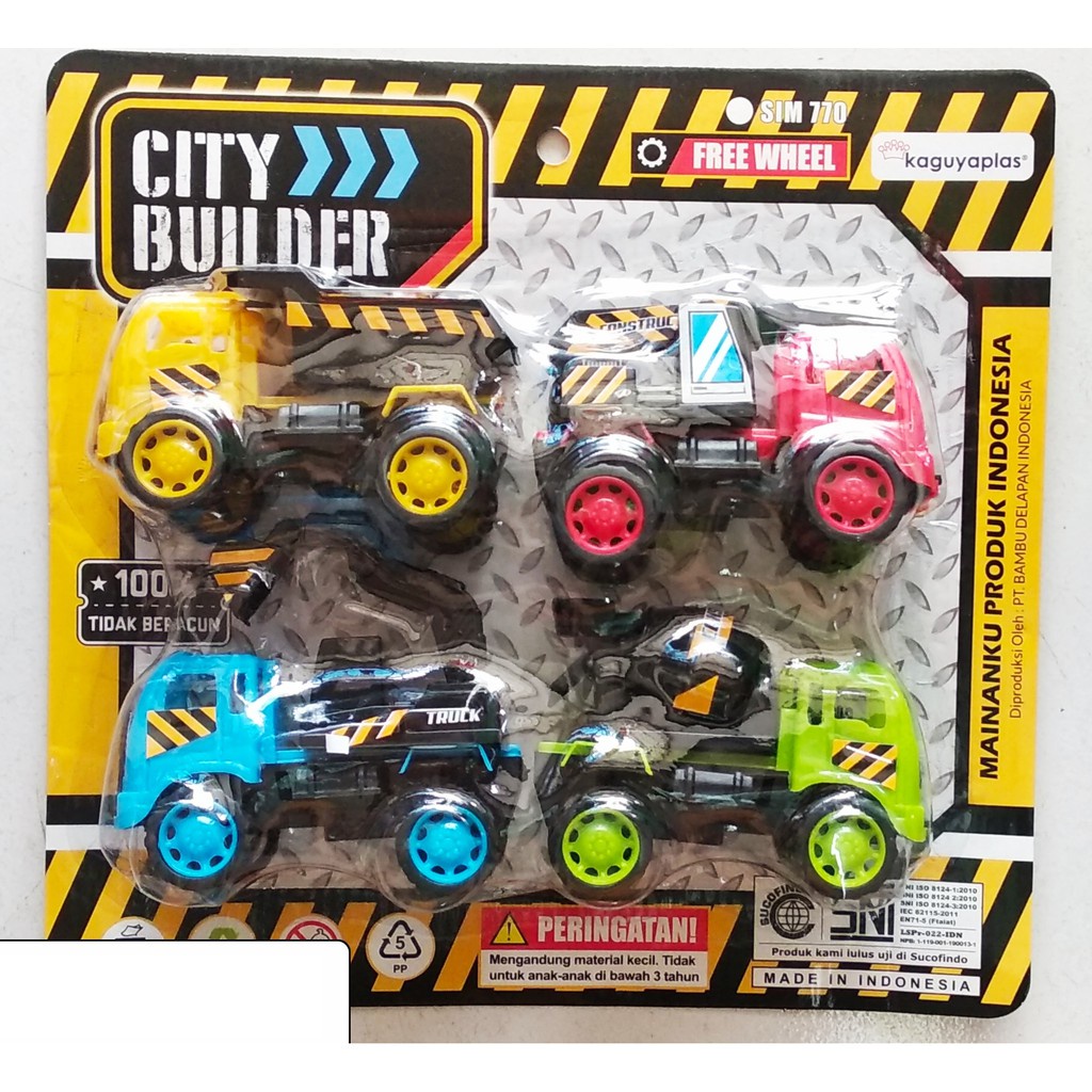 Jual SIM 770 FW TRUCK CONSTRUKSI ISI 4 BULDER CITY | Shopee Indonesia