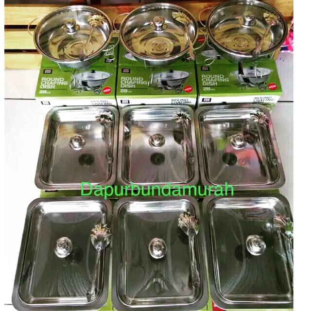 Jual Prasmanan set 3b/6k full kaca stainless | Shopee Indonesia