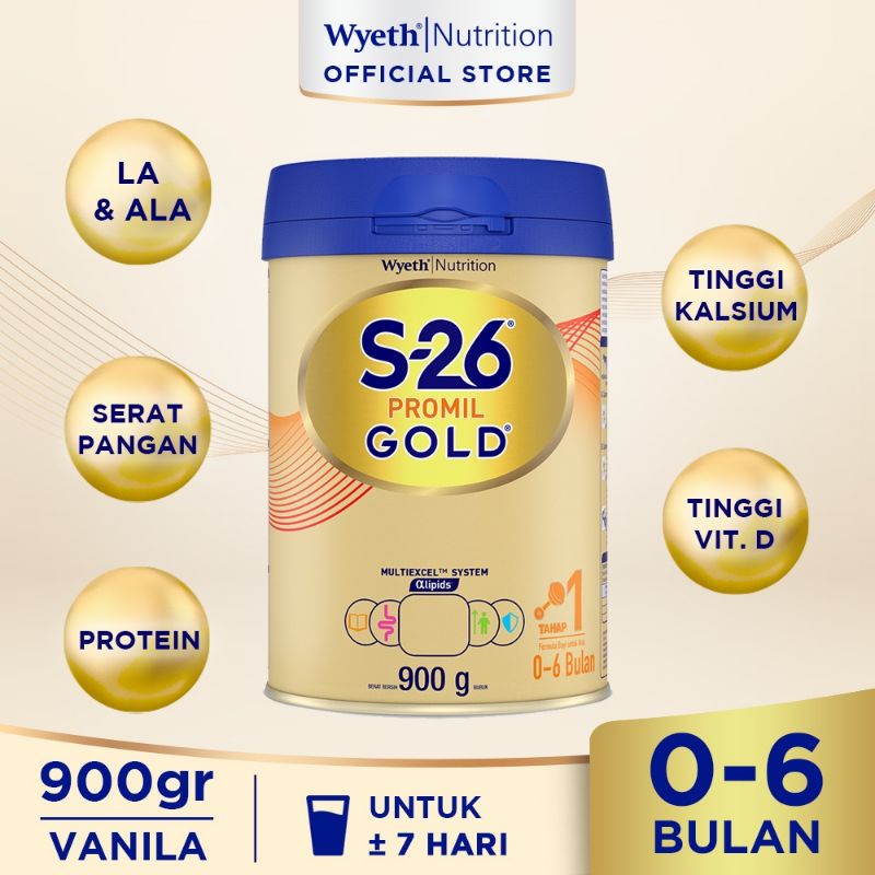 Jual S26 Promil Gold Tahap 1 900g | Shopee Indonesia