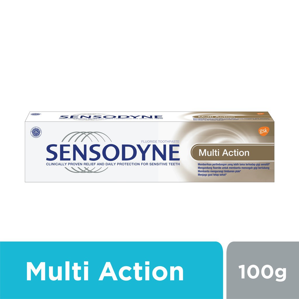 Jual Sensodyne Pasta Gigi Multi Action ( 100 Gram ) | Shopee Indonesia