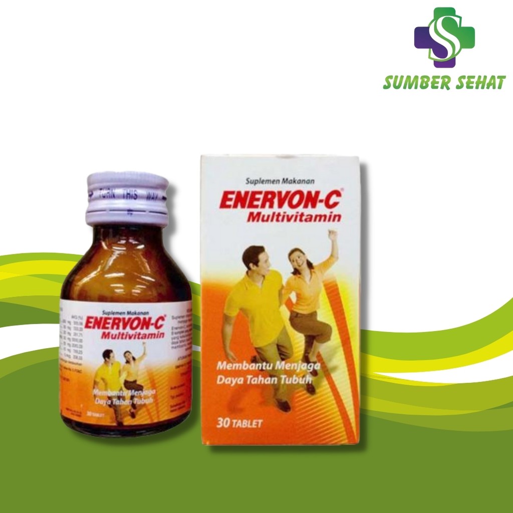 Jual ENERVON C BOTOL 30 TABLET | Shopee Indonesia