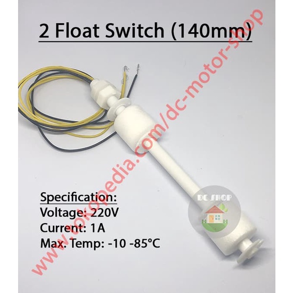 Jual Double Float Switch Water Level Sensor Dual Balls Float Switch ...
