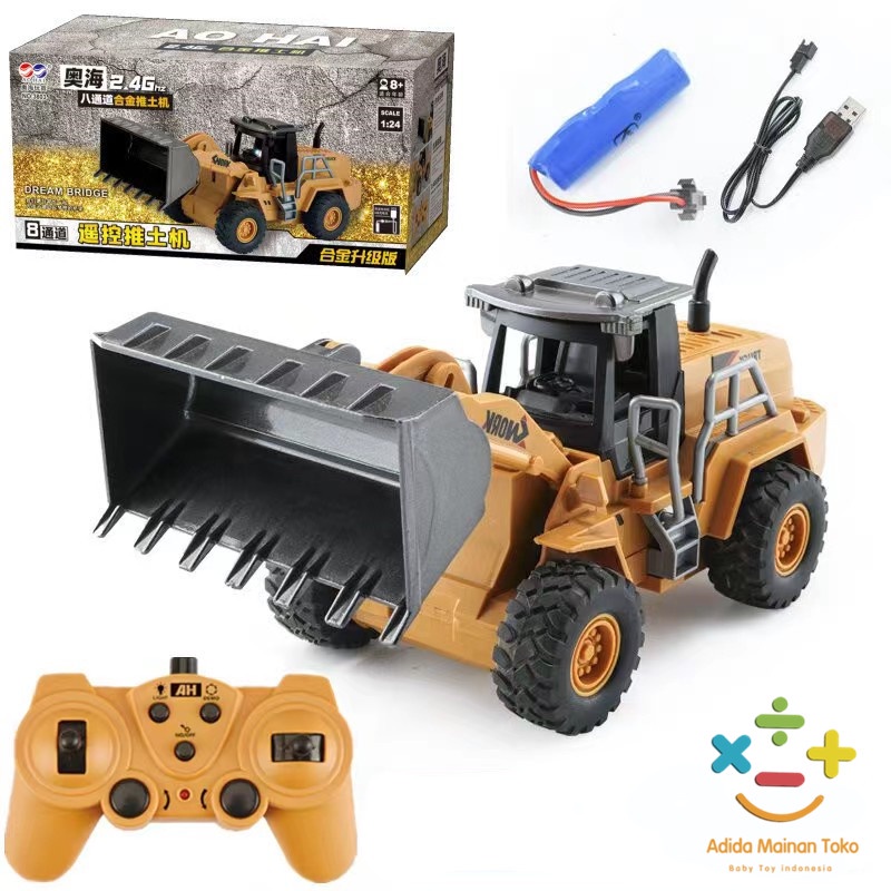 Jual Adida Toys Mainan Anak Remote Control Paduan Model Buldoser Remote ...
