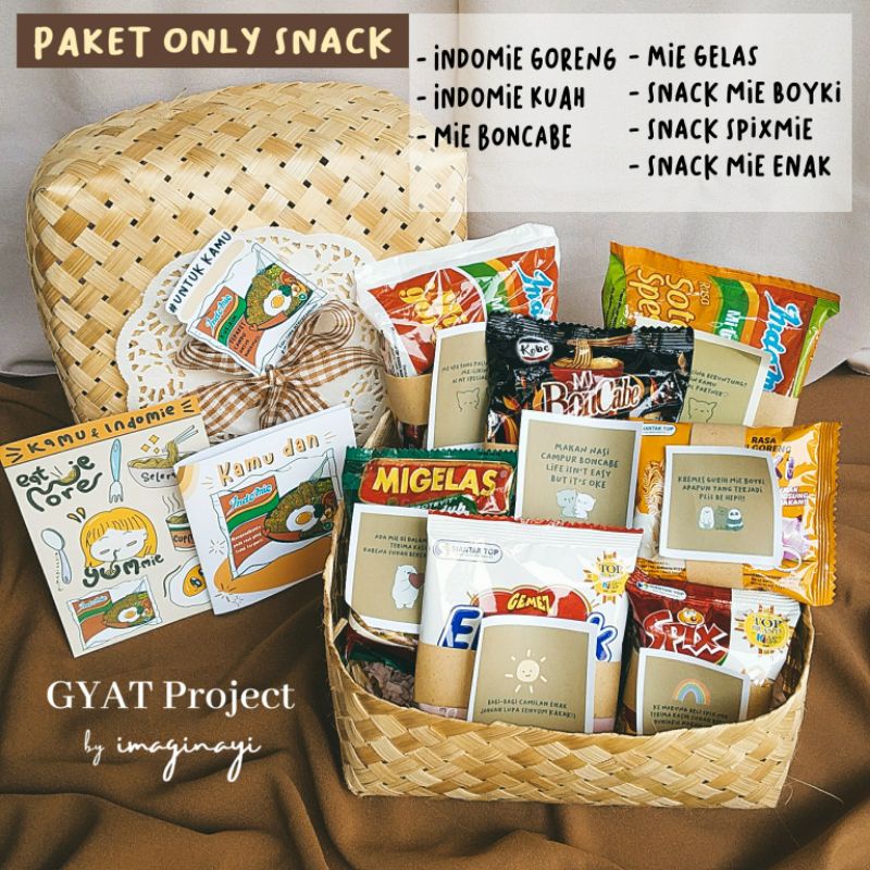 Jual UNTUK KAMU Gift Series #2: Kamu & Indomie - Snack Box by GYAT ...