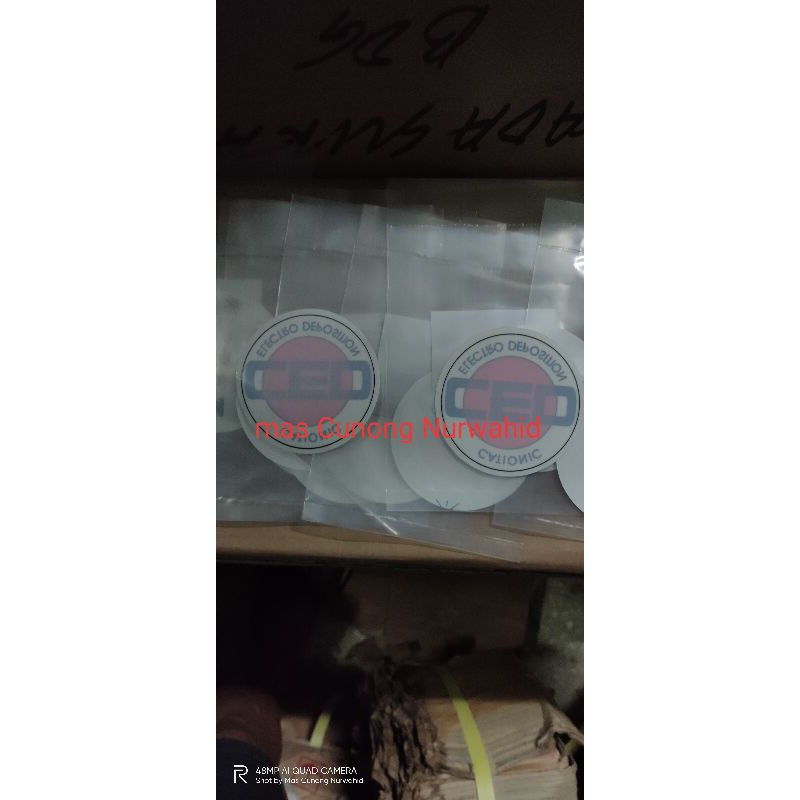 Jual logo stiker sticker CED canter turbo L300 colt ss original KTB ...