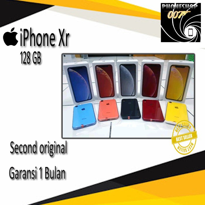 Jual Iphone XR 128GB second mulus ex internasional fullset | Shopee Indonesia