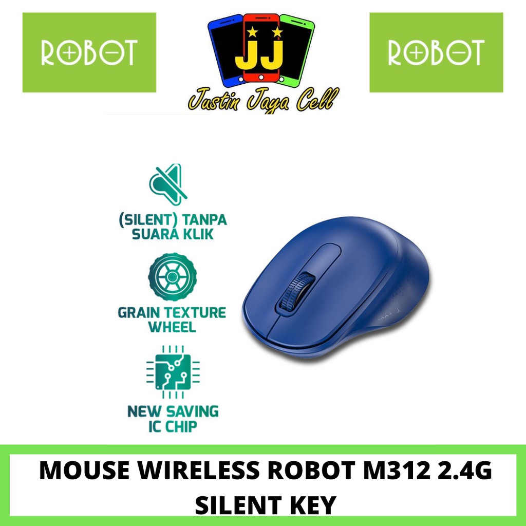 Jual Mouse Wireless Robot M312 2.4G Silent Key | Shopee Indonesia
