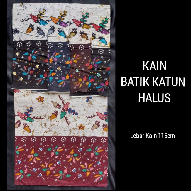 Jual Kain Batik Katun Halus Kupu-kupu Lebar Kain 115cm Katun Primissima ...