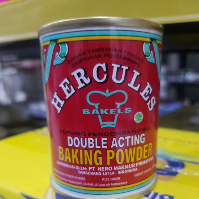 Jual hercules tepung pengembang kue double acting baking powder/110g ...